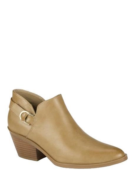 BARETRAPS Duala Block Heel Ankle Bootie - Camel