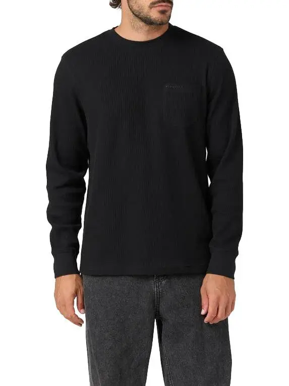 O'Neill Overland Long Sleeve Thermal Pocket T-shirt - Black