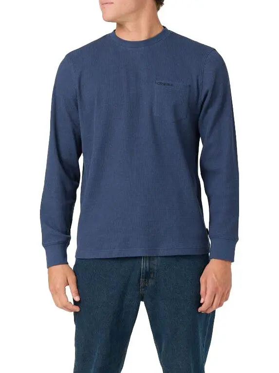O'Neill Overland Long Sleeve Thermal Pocket T-shirt - Navy