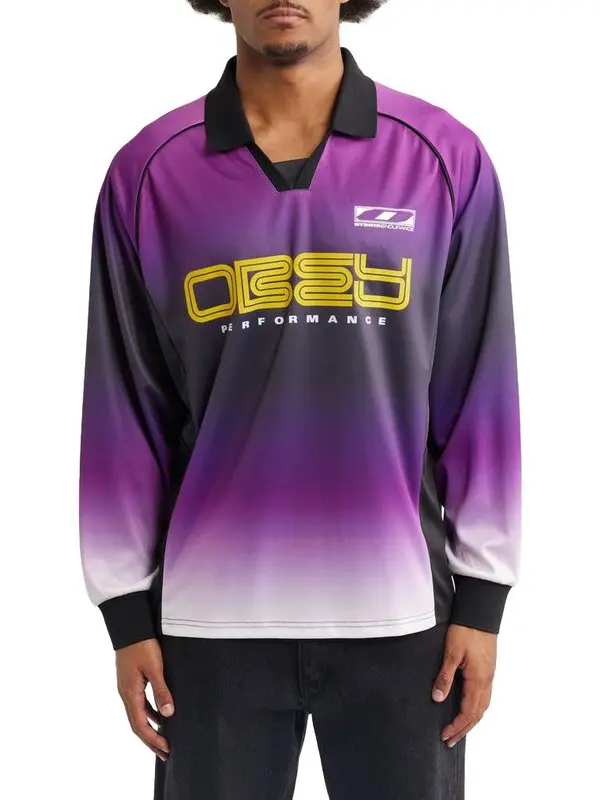 Obey Spectrum 89 Graphic Performance Jersey - Purple Gradient