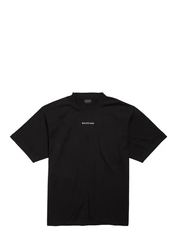 Balenciaga New Back Medium Fit T-shirt - Black