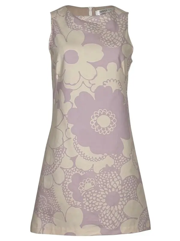 JENNAFER GRACE Penelope Mini Dress In Violetta Bloom - Purple