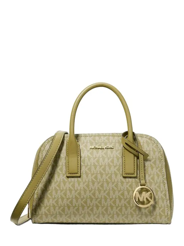 Michael Kors Ashton Small Signature Logo Messenger Bag - Green