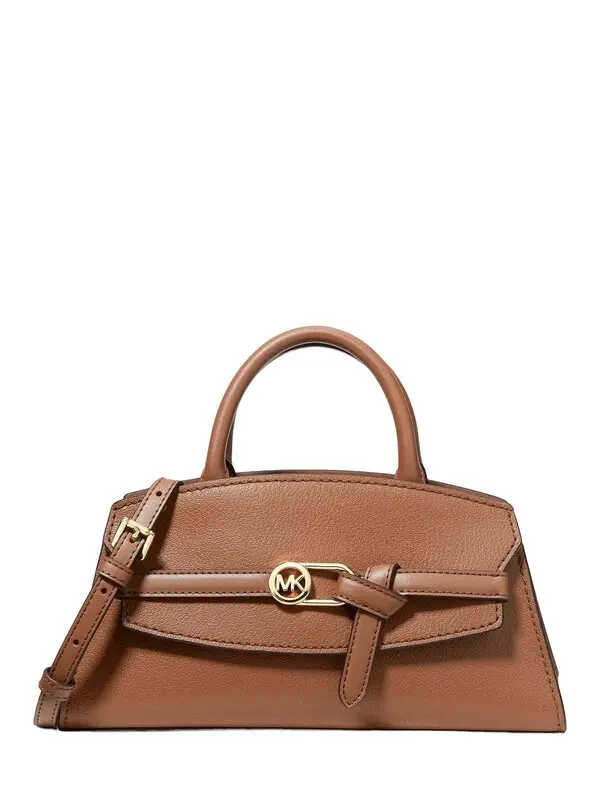 Michael Kors Greta Small Leather Convertible Crossbody Bag - Brown
