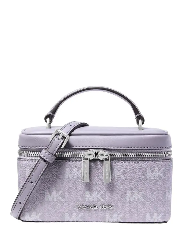 Michael Kors Vivi Small Signature Logo Vanity Crossbody Bag - Purple
