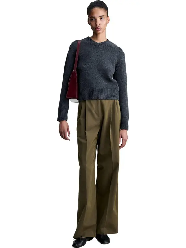 A.p.c. Violette Recycled Wool Sweater - Charcoal Grey