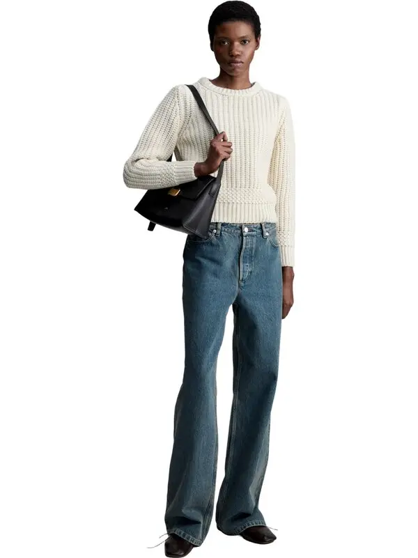 A.p.c. Iris Recycled Wool Sweater - Ecru