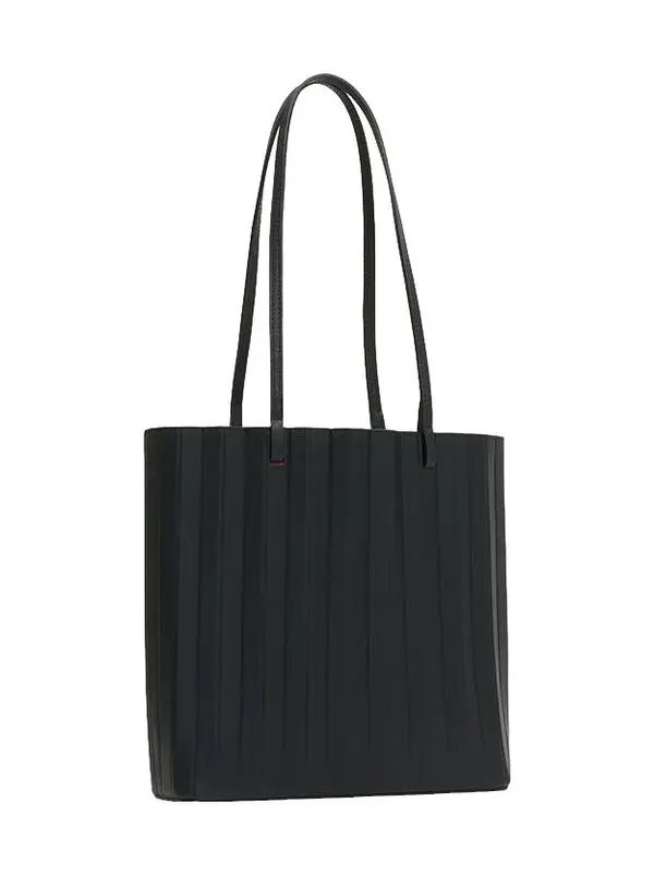 MANSUR GAVRIEL Filo Pleated Tote - Black/flamma