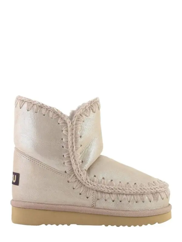 Mou Eskimo Metallic Ankle Boots - Nude