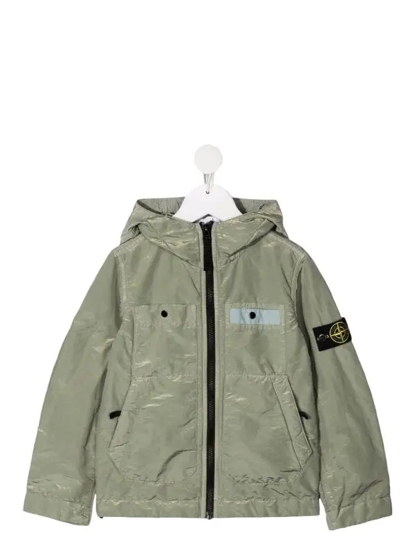 Stone Island Hooded Casual Jacket - Nude