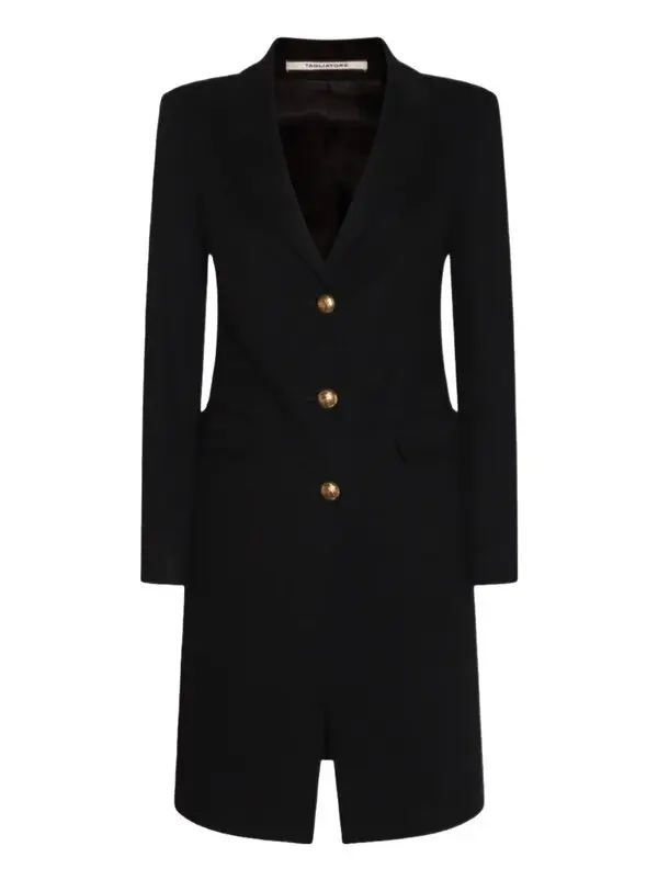 Tagliatore Single-breasted Pocket Detail Jacket - Black