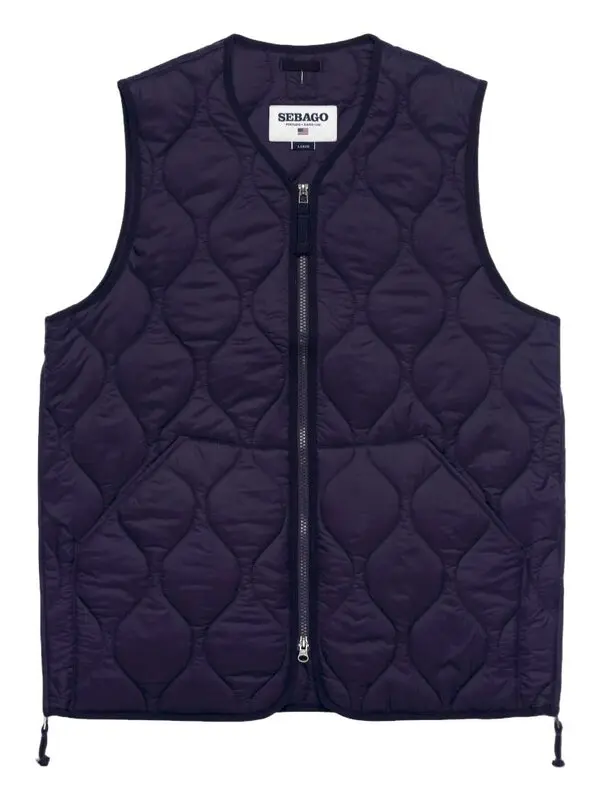 SEBAGO Plymouth Quilted Gilet - Blue