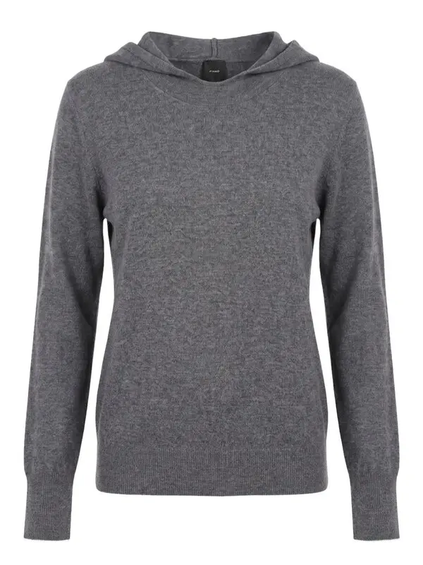 Pinko Hooded Sweater - Black