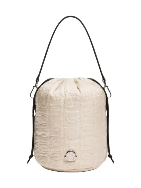 Moncler Caradoc Bucket Bag - Light Beige