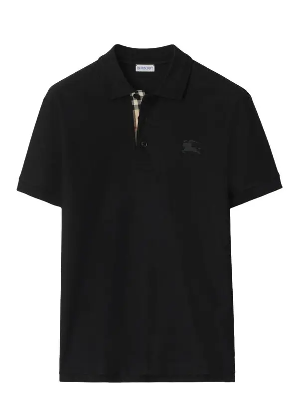 Burberry Short-sleeve Polo Shirt - Black