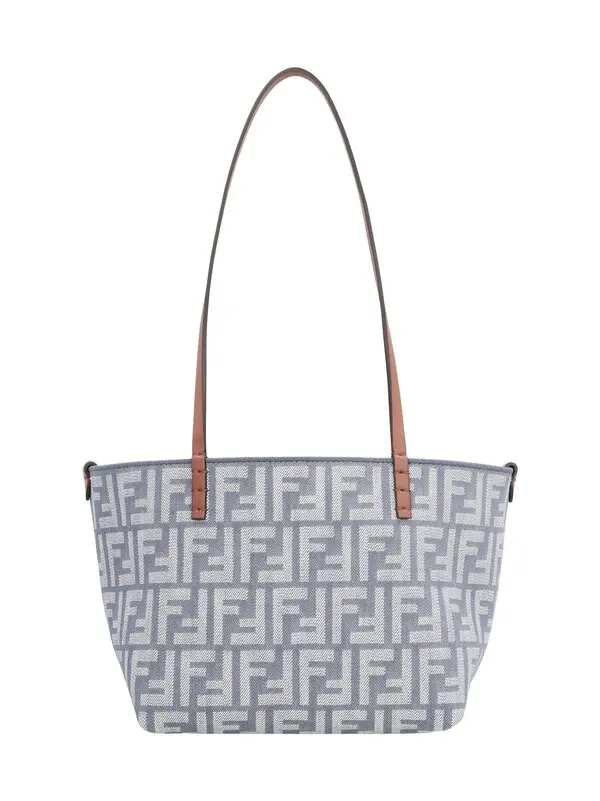 Fendi Mini Roll Small Tote Handbag - Denim