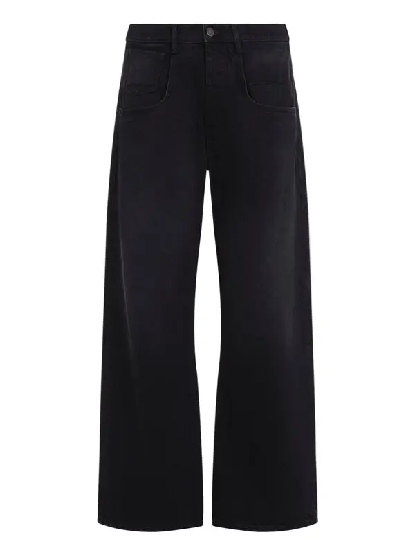 MAISON MARGIELA Double Pocket Cotton Trousers - Black