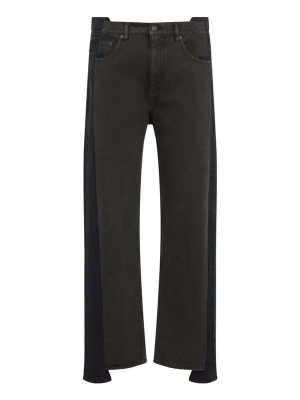 MAISON MARGIELA Spliced Cotton Trousers - Black