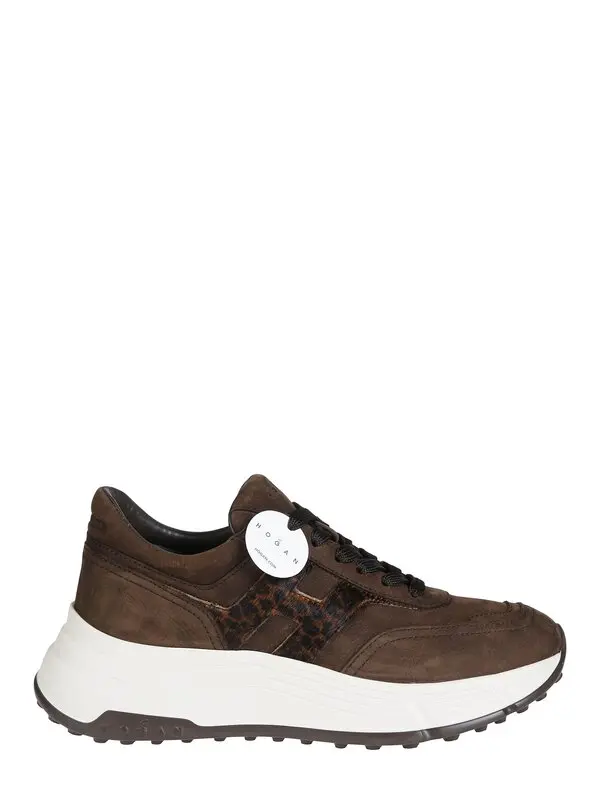 Hogan Lace-up Sneakers - Marrone