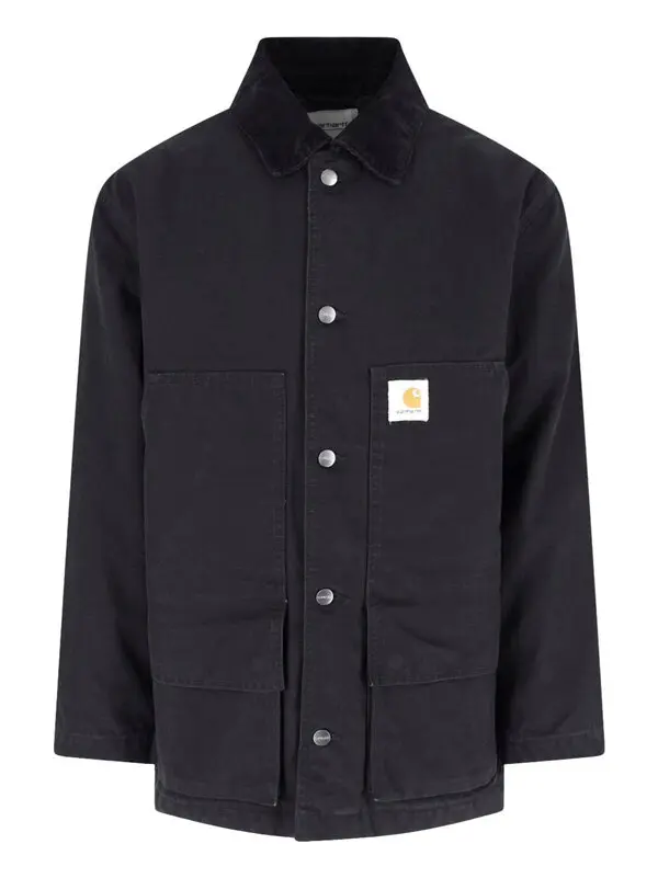 Carhartt Work In Progress 100% Cotton Hooded Work Jacket - Black