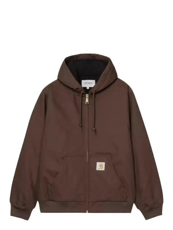 Carhartt Work In Progress 100% Cotton Hooded Work Jacket - Brown