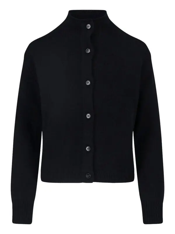 LISA YANG Button-front Knit Cardigan - Black