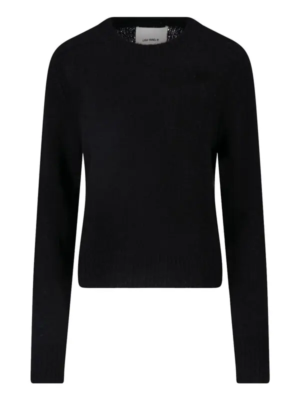 LISA YANG Cashmere-silk Knit Sweater - Black