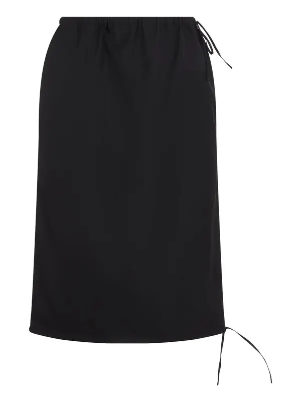 Prada Recycled Polyamide Mini Skirt - Black
