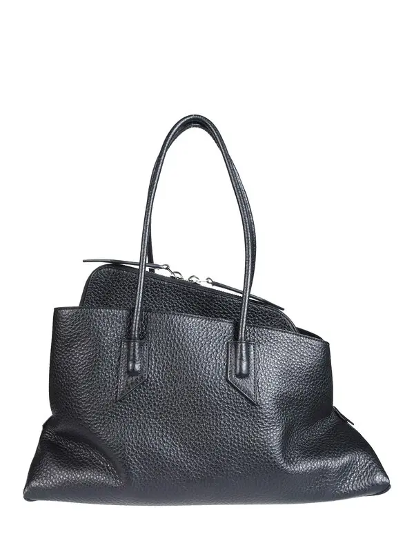 Attico Passeggiata Medium Shoulder Bag - Nero