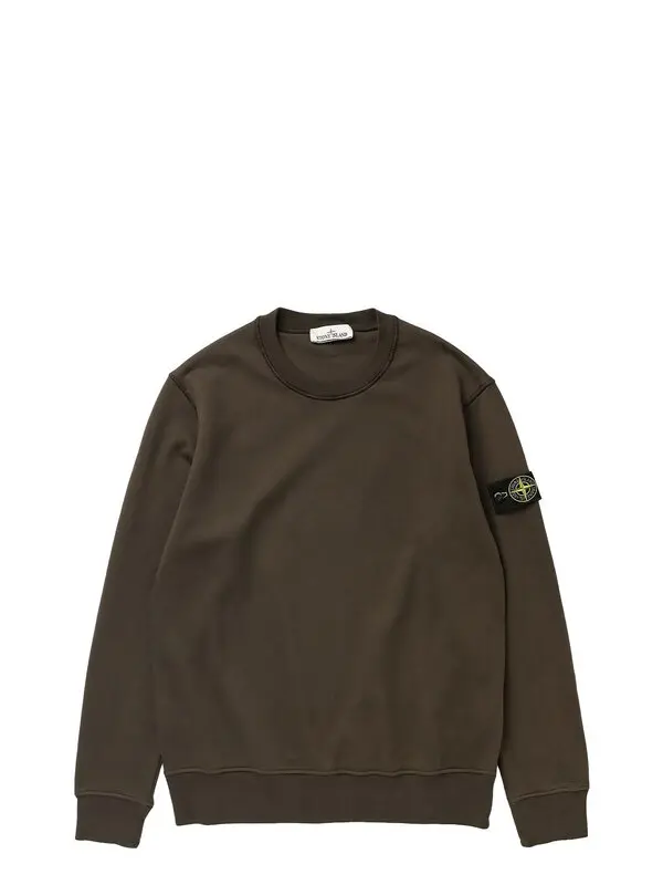 Stone Island Logo Sweatshirt - Coalgrey