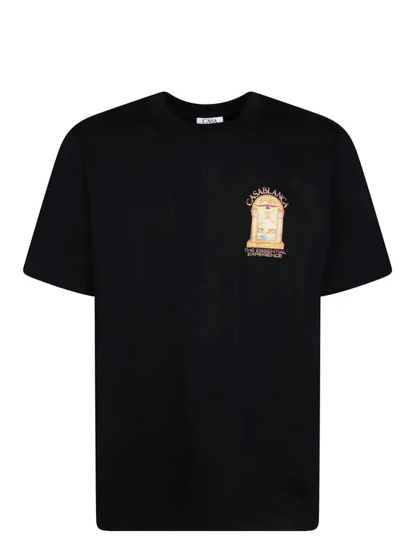 Casablanca Hermons Mirage Arch Printed Classic T-shirt - Nero