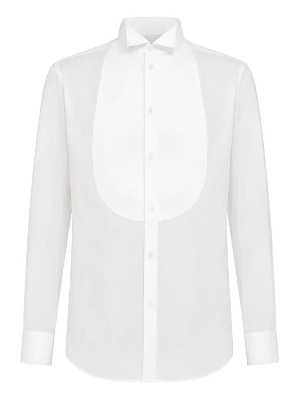 Giorgio Armani Tuxedo Shirt - White