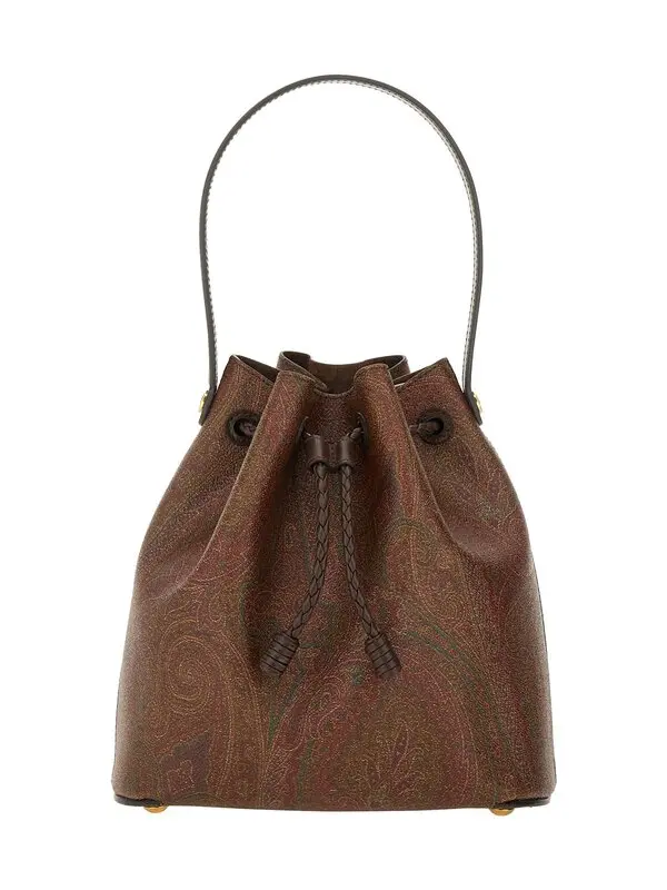 Etro Borsa A Secchiello "arnica" Small - Brown