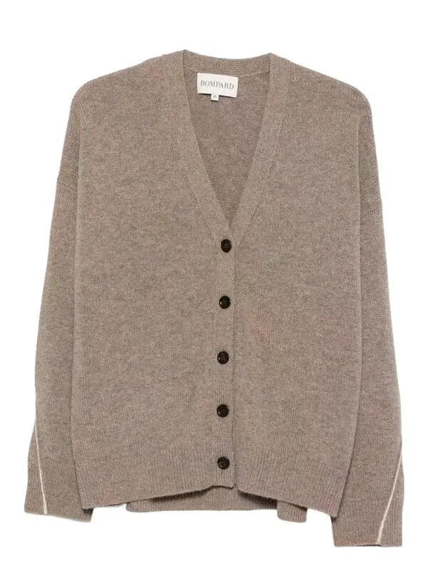 Eric Bompard V-neck Cardigan - Neutrals