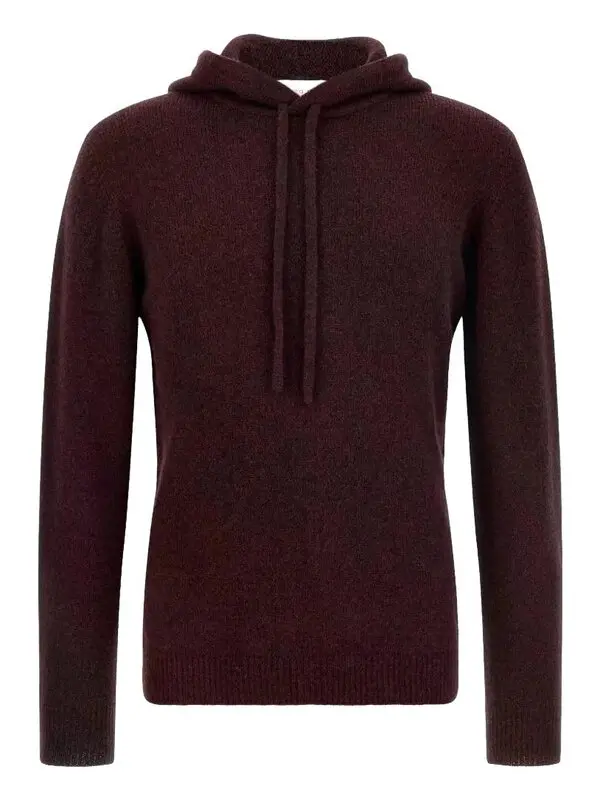 ROBERTO COLLINA Drawstring Hoodie - Red