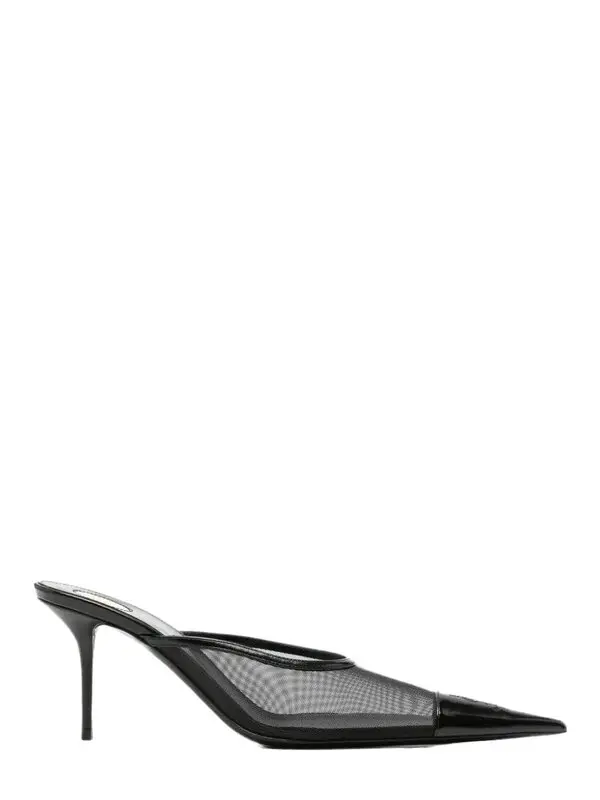 Saint Laurent Pointed-toe Mules - Black