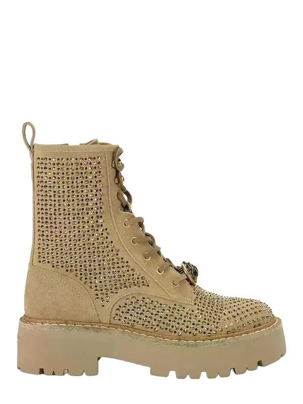 Kurt Geiger Chelsea Perforated Boots - Neutrals