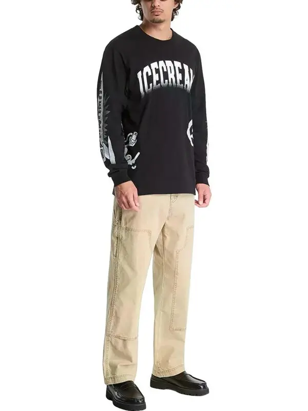 BILLIONAIRE BOYS CLUB - ICE CREAM Cones & Bones Loose-fit Jeans - Neutrals