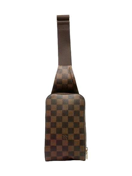 LOUIS VUITTON 2011 Damier Ebene Geronimos Crossbody Bag - Brown