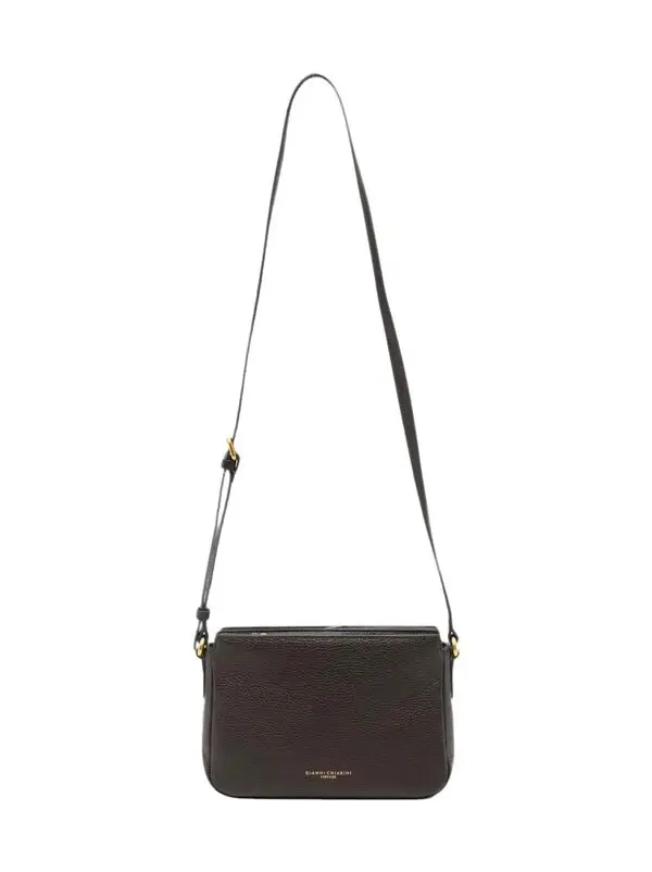 GIANNI CHIARINI Laura Leather Shoulder Bag - Brown