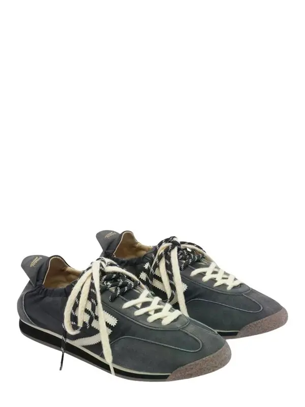 PURAAI Panelled Logo Patch Sneakers - Grey
