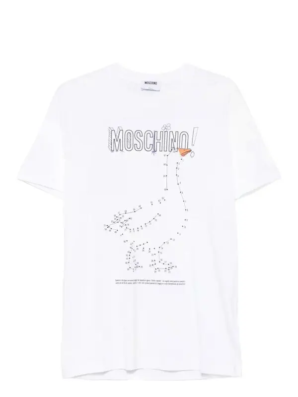 Moschino Logo-print Short-sleeve T-shirt - White