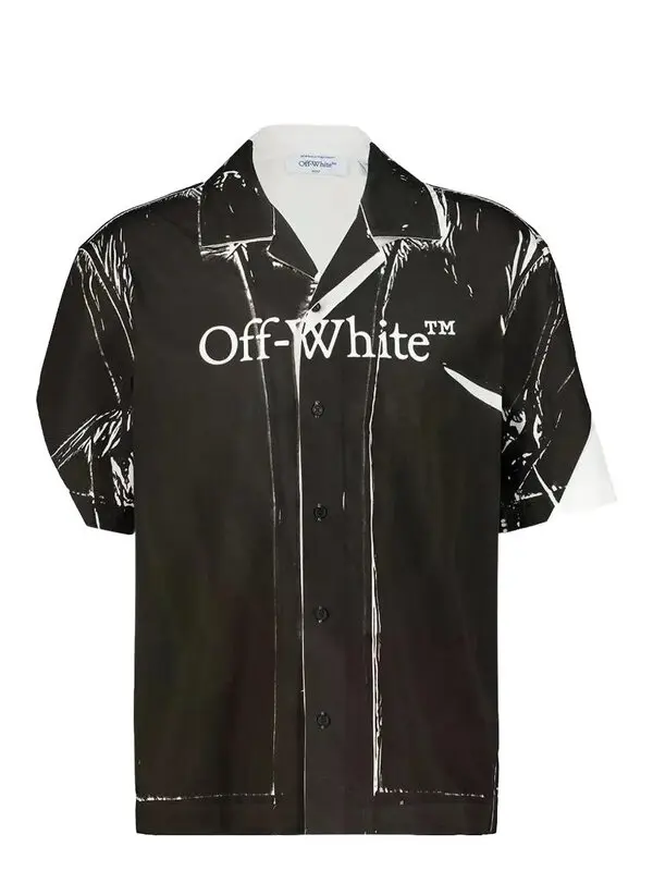 Off-White Bookish Bowling Shirt - Black