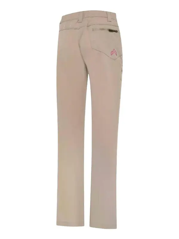 AESSE Logo-print Panelled Trousers - Grey