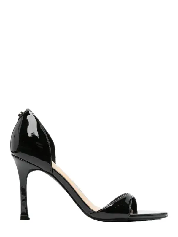 Guess Open Toe Heeled Sandals - Black