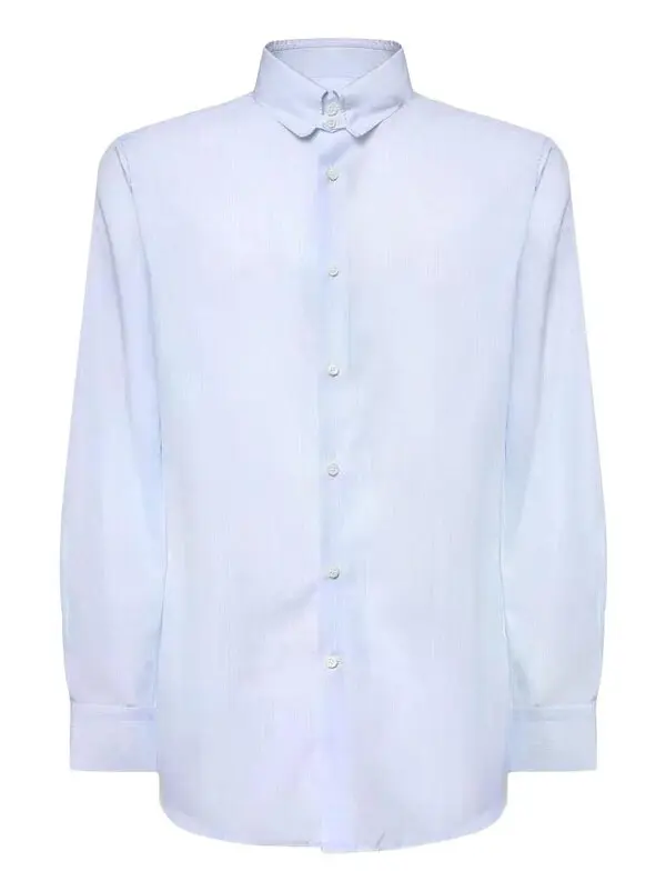 Loro Piana Striped Cotton Shirt - Blue