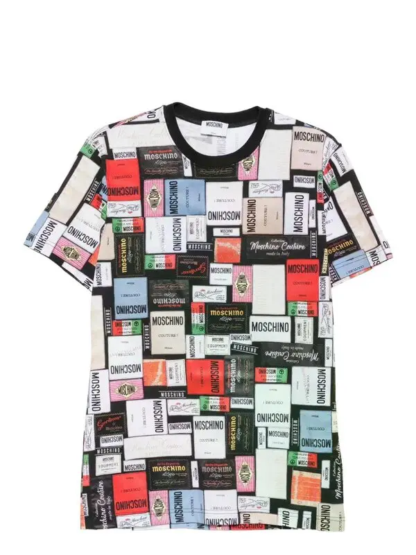 Moschino Couture Label-print T-shirt - White
