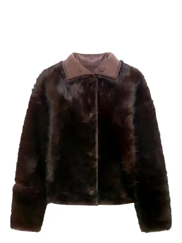 URBANCODE Reversible Faux-fur Coat - Brown