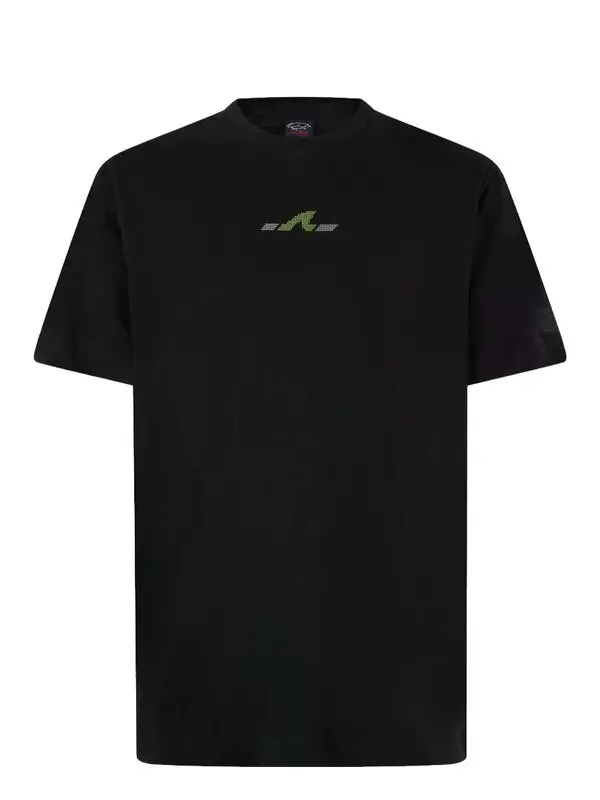 Paul & Shark Logo-print Short-sleeve T-shirt - Black