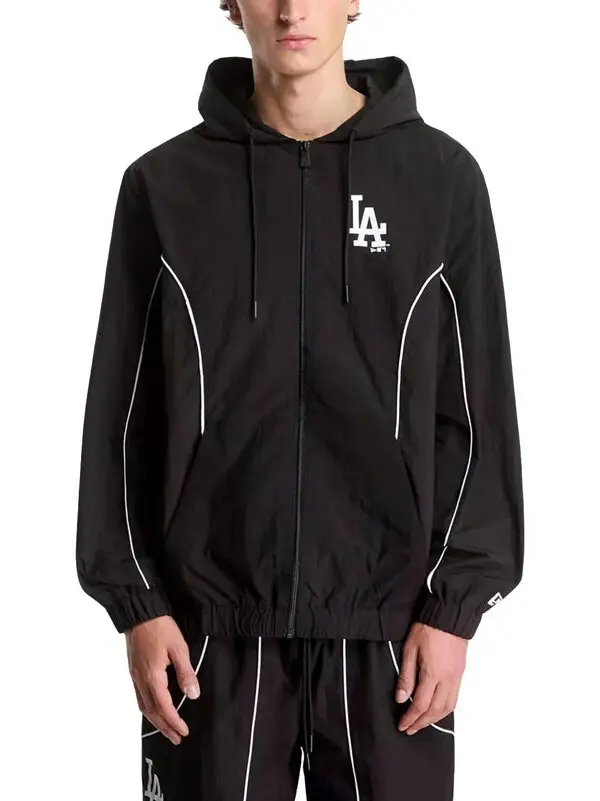 New Era La Dodgers Piping-detail Jacket - Black